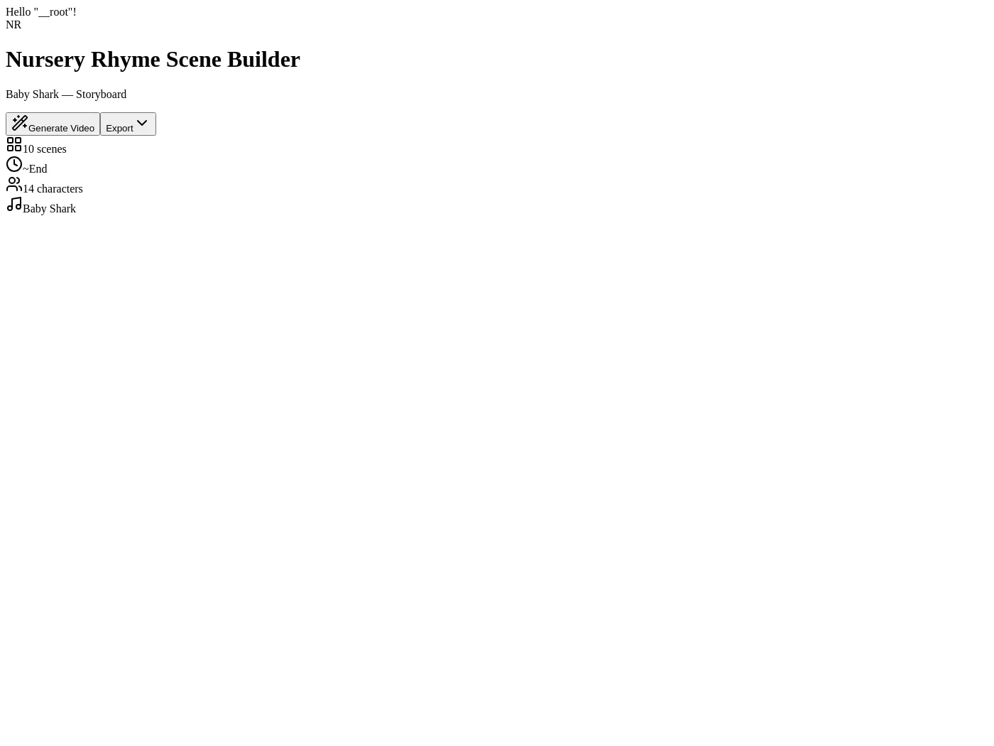Nursery Rhyme Scene Builder