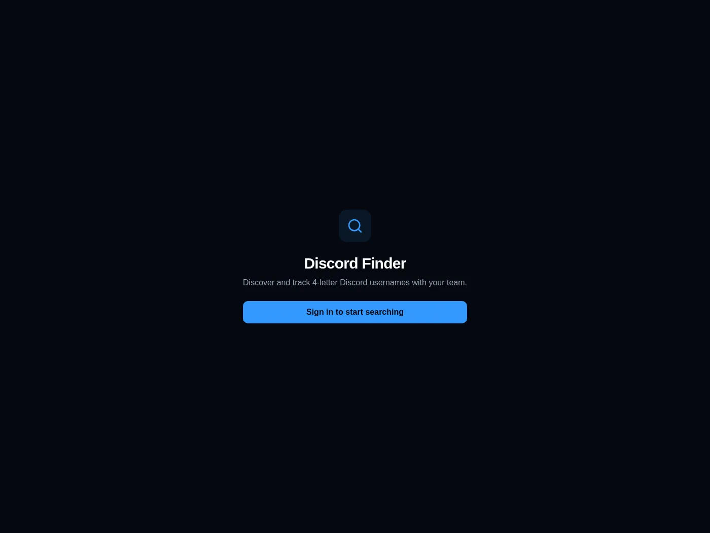 Discord Name Finder