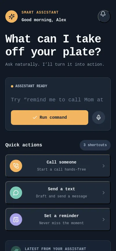 Smart Phone Assistant