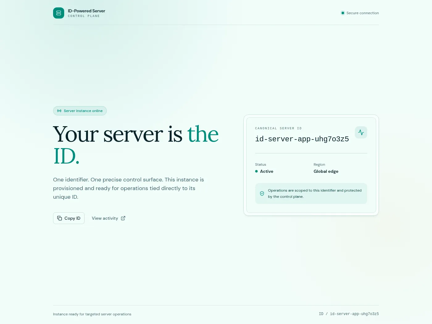 ID-Powered Server