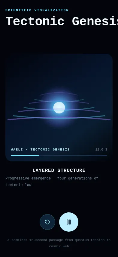 Tectonic Genesis Visualizer