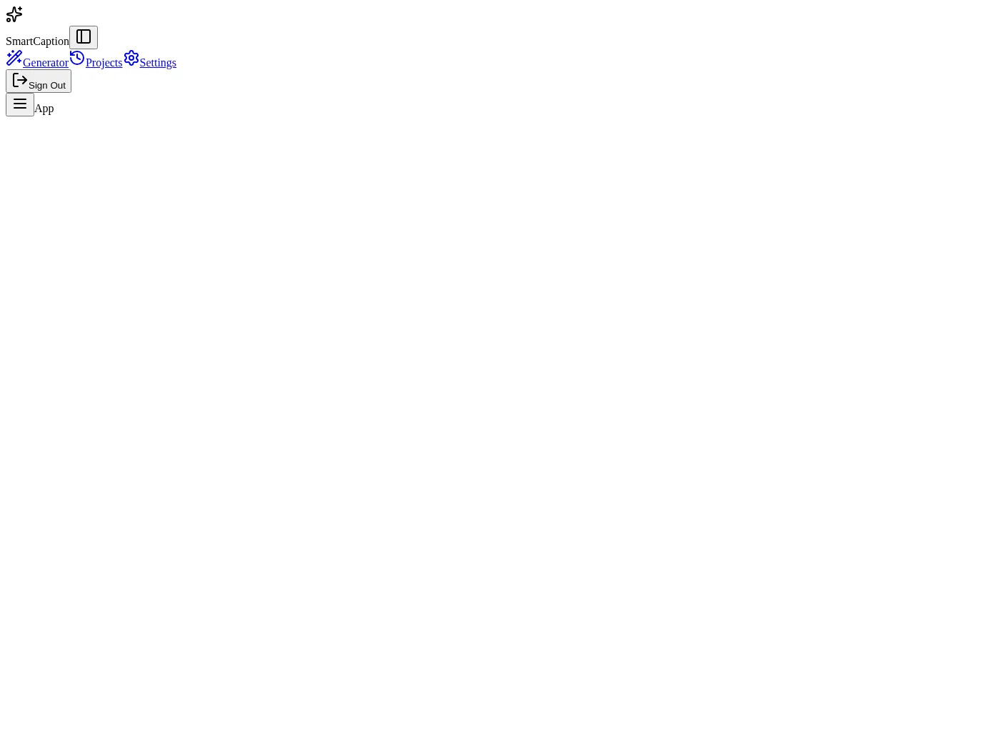 Smart Caption Generator