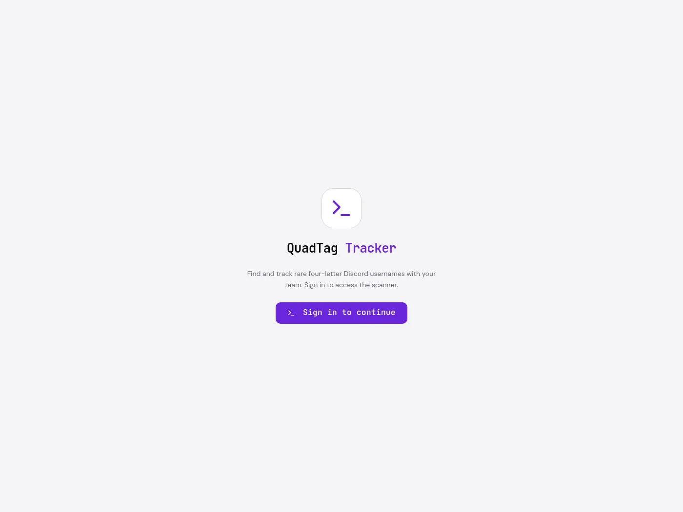 QuadTag Tracker