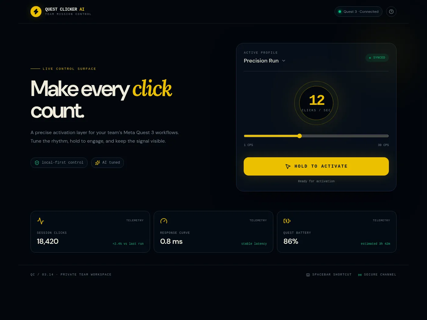 Quest Clicker AI