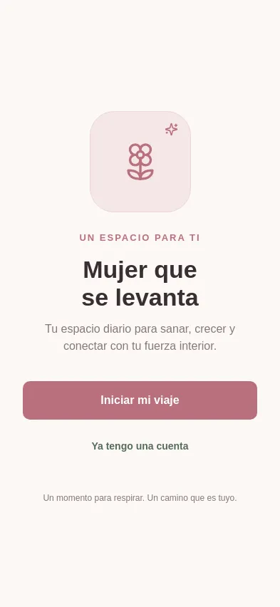 Mujer Que Se Levanta App