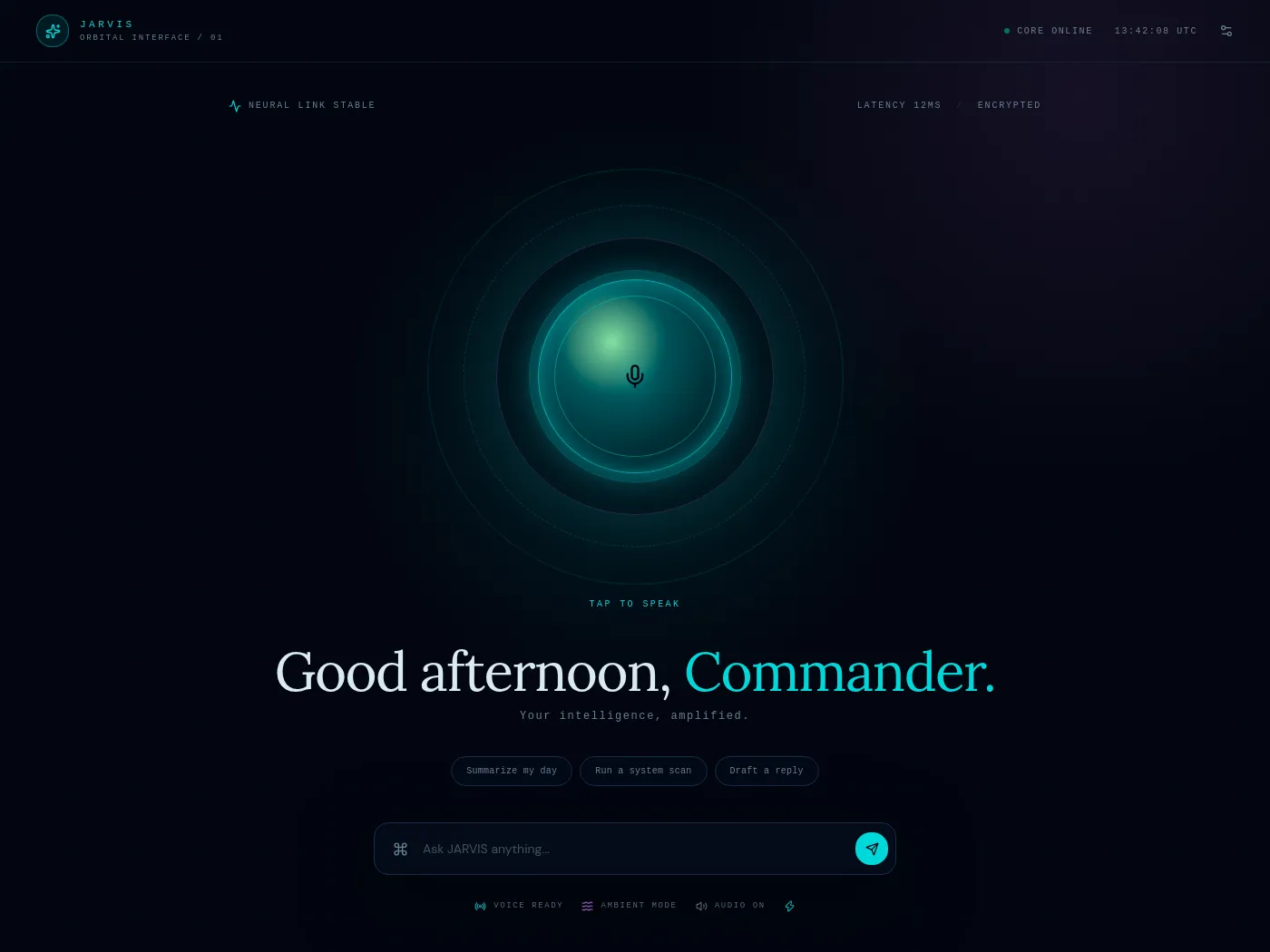Jarvis Orb Interface