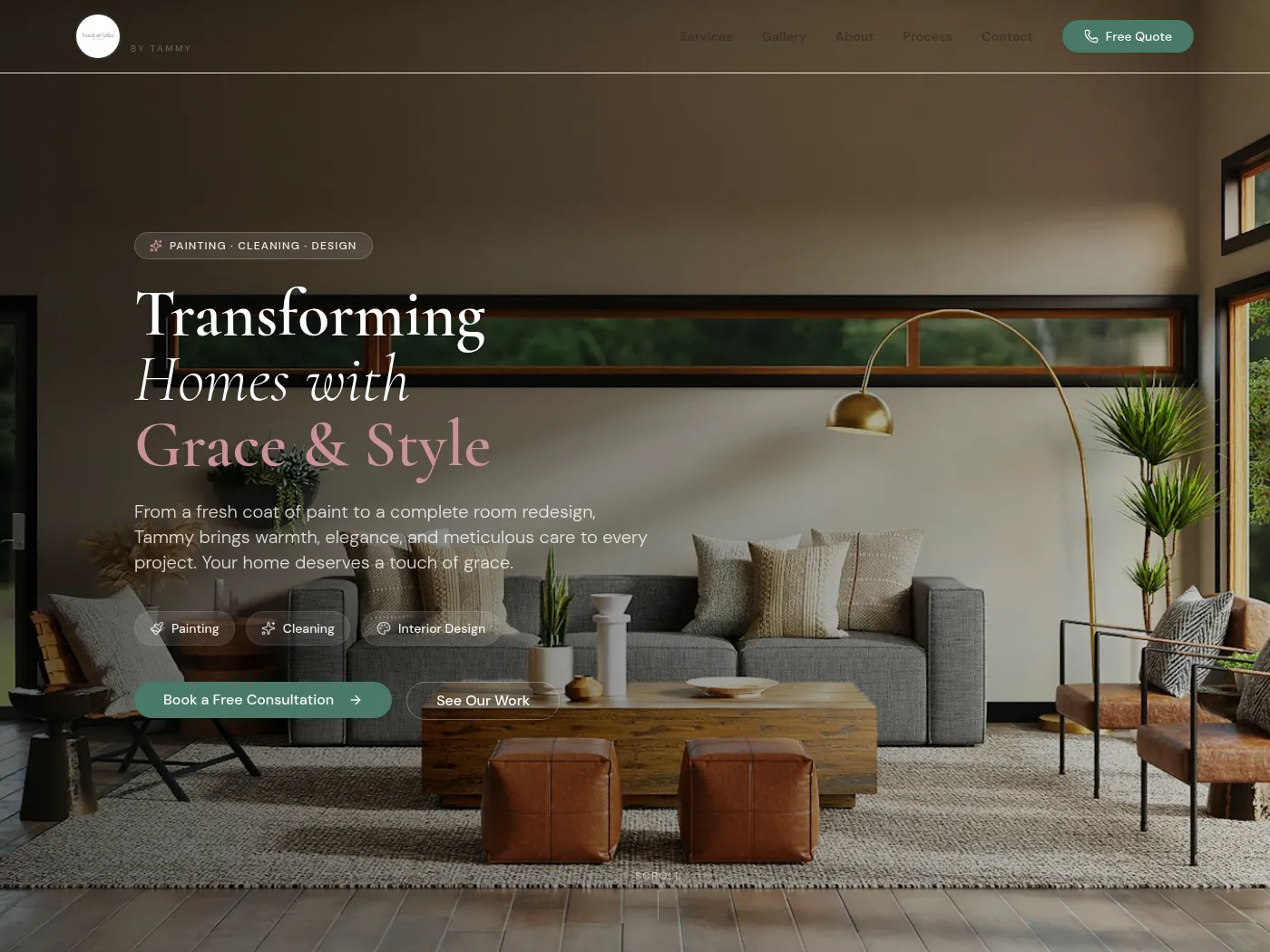 Interior Design Services Landing Page (Remix)