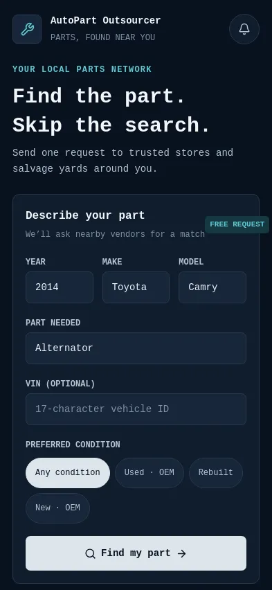 AutoPart Outsourcer