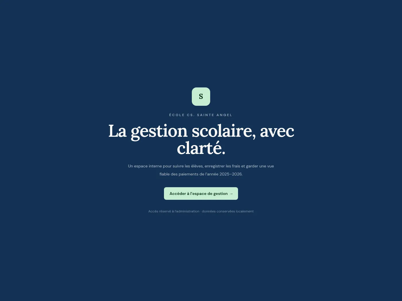 CS Sainte Angel Paiements