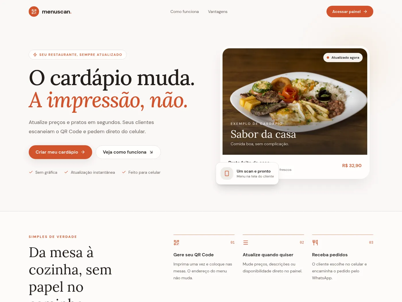MenuScan Digital Menu