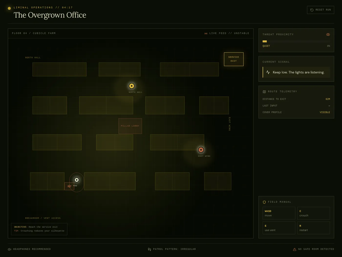 Liminal Office Stealth Game