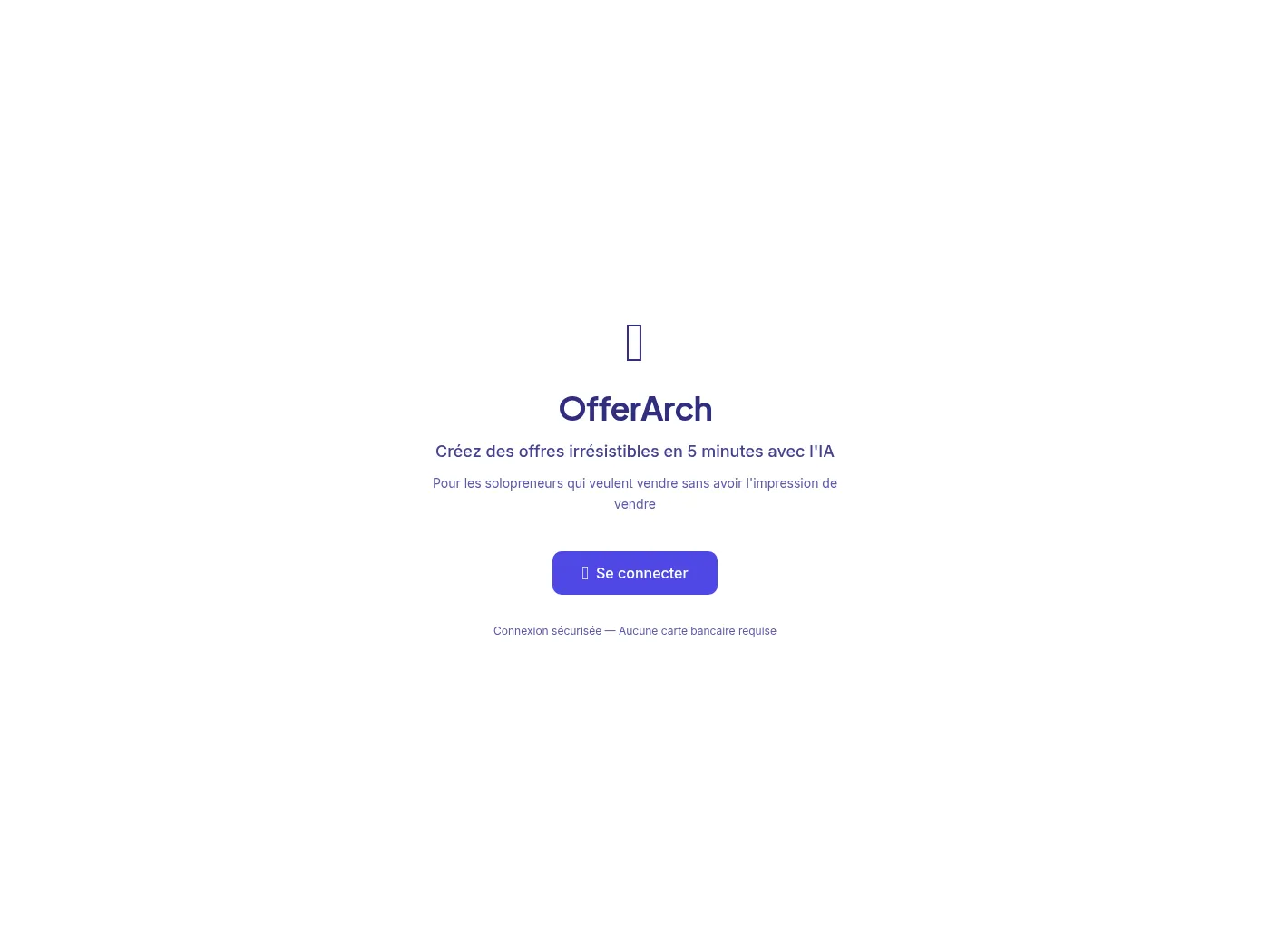 OfferArch SaaS Wizard