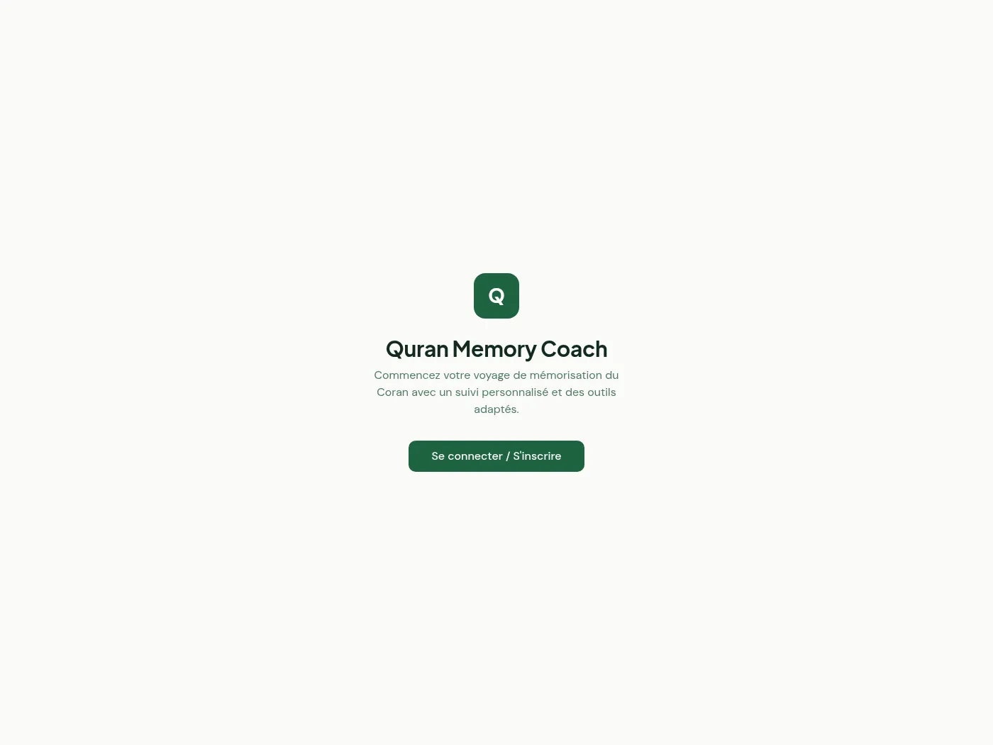 Quran Memory Coach