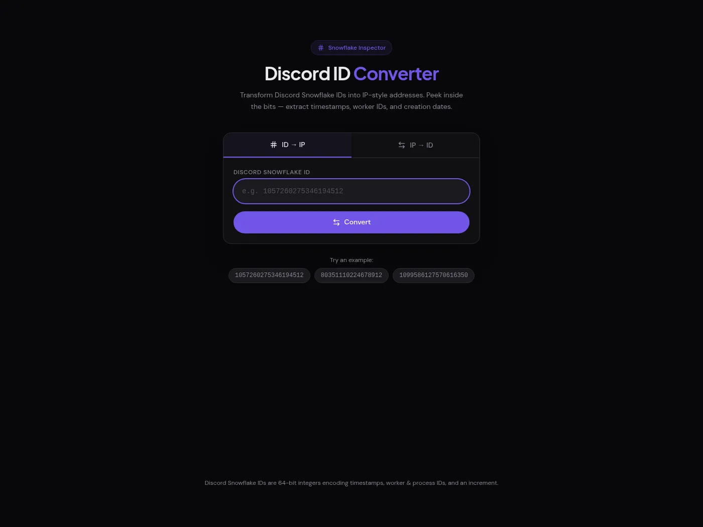 Discord ID Converter