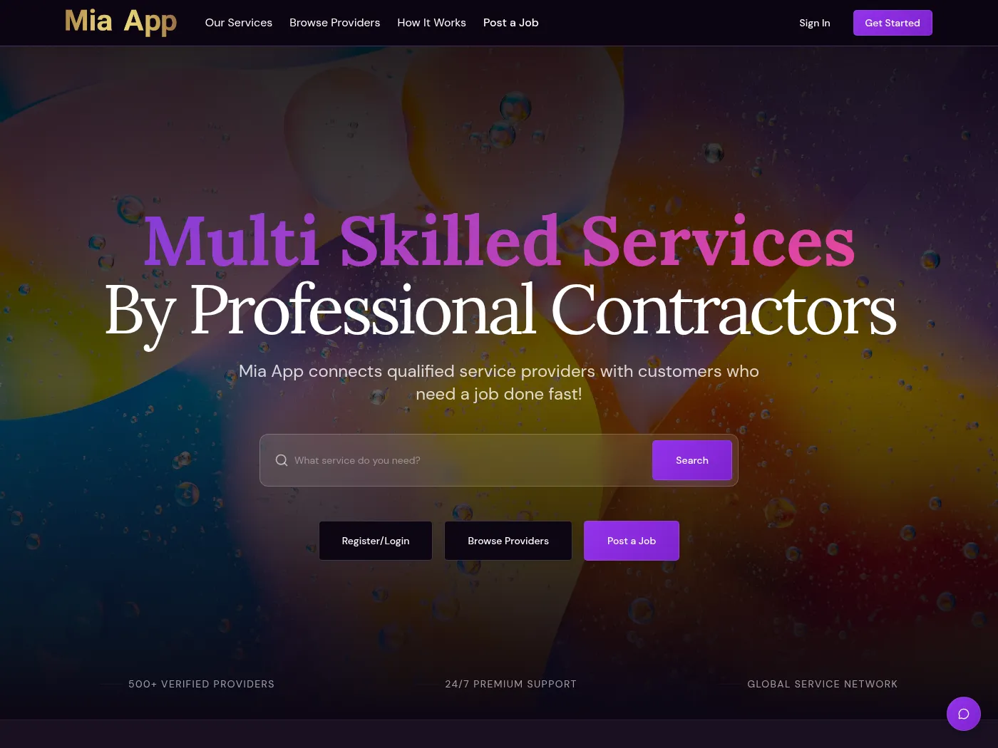 Mia App - The Multi Skilled Workforce