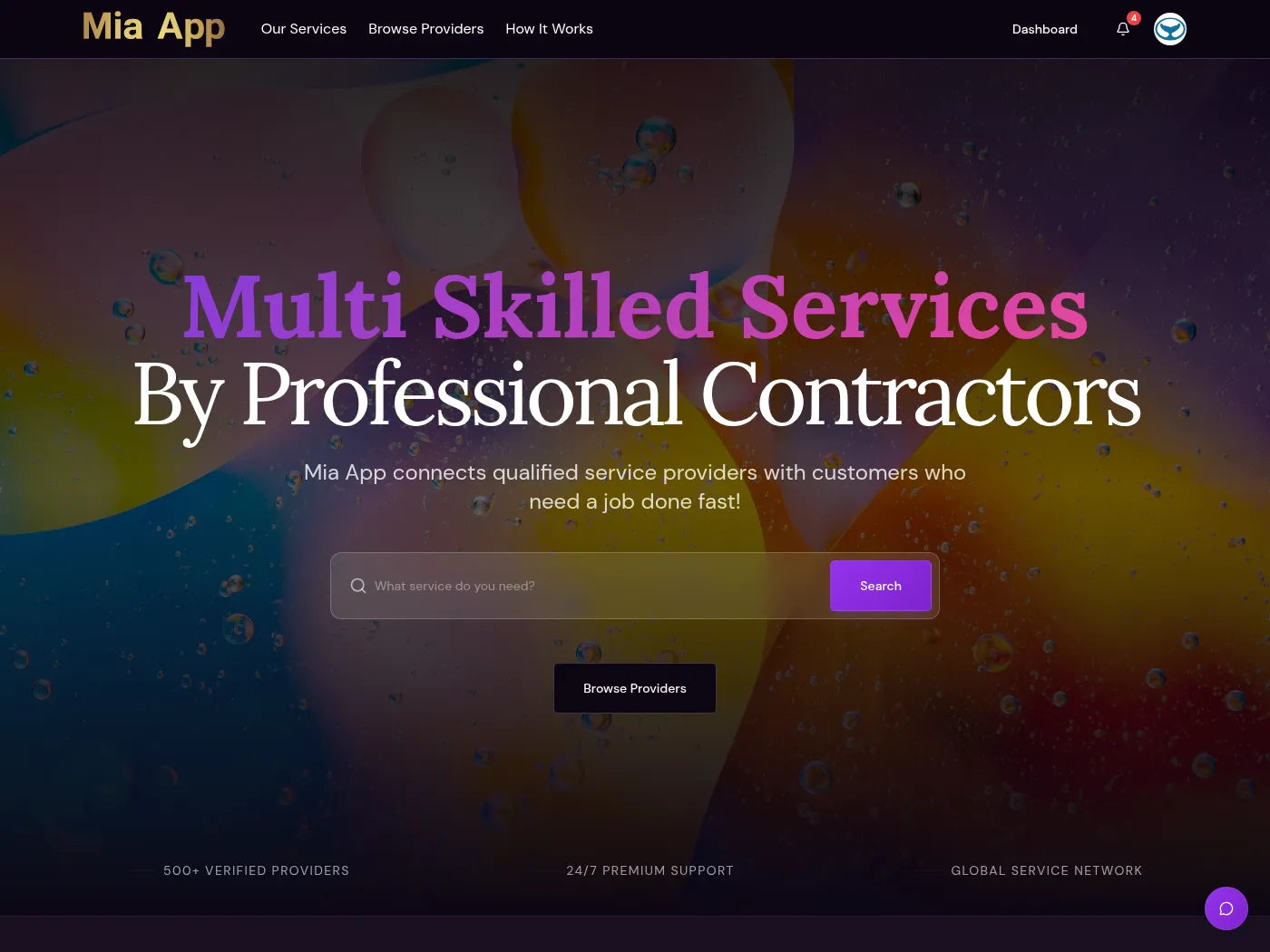 Mia App - The Multi Skilled Workforce