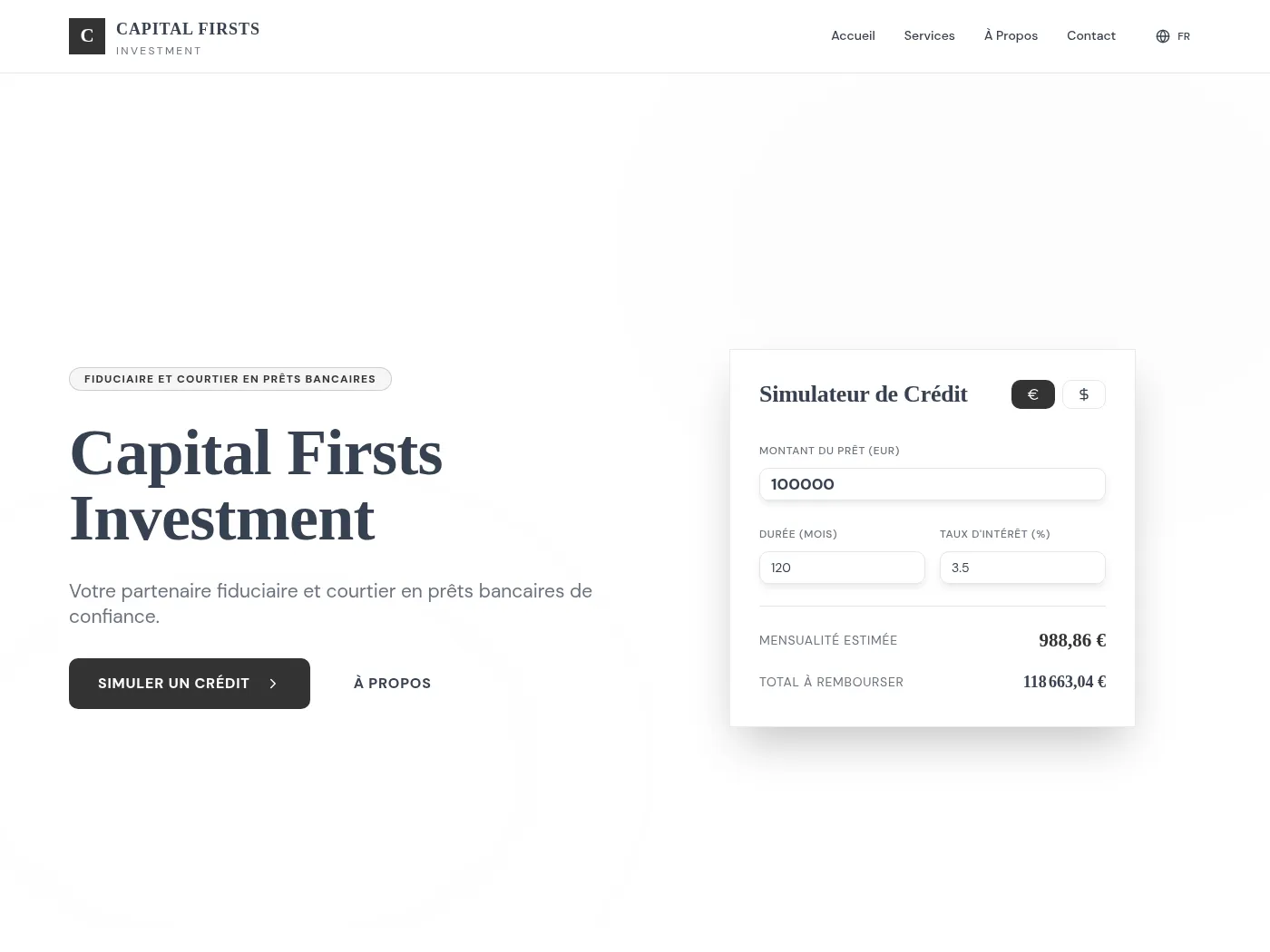 Capital Firsts Investment