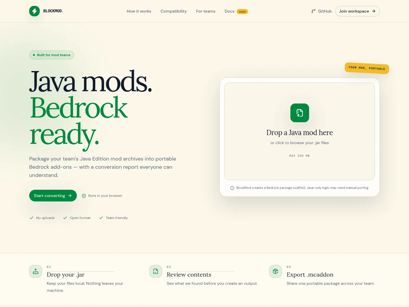 BlockMod Converter
