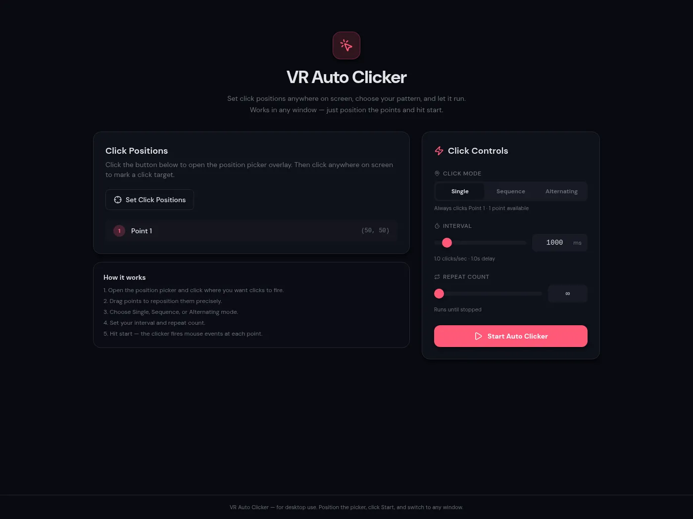 VR Auto Clicker