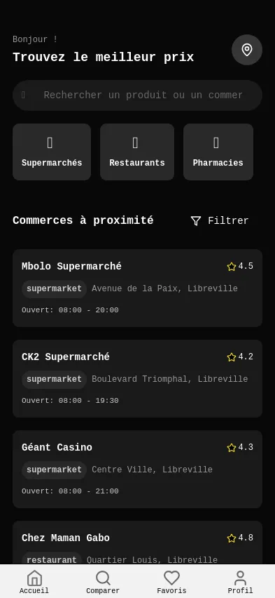GaboPrix Mobile App