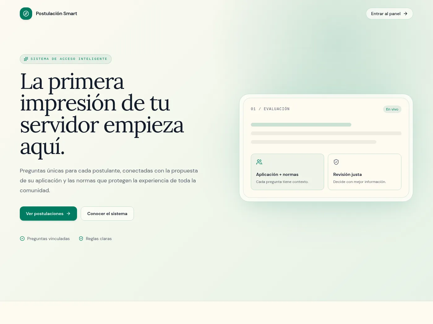 Postulasión Smart Platform