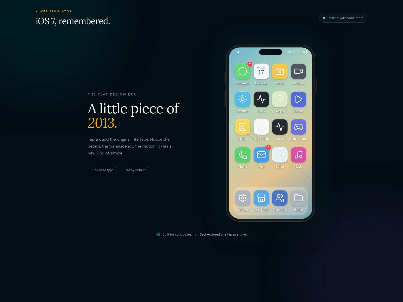 iOS 7 Simulator Web