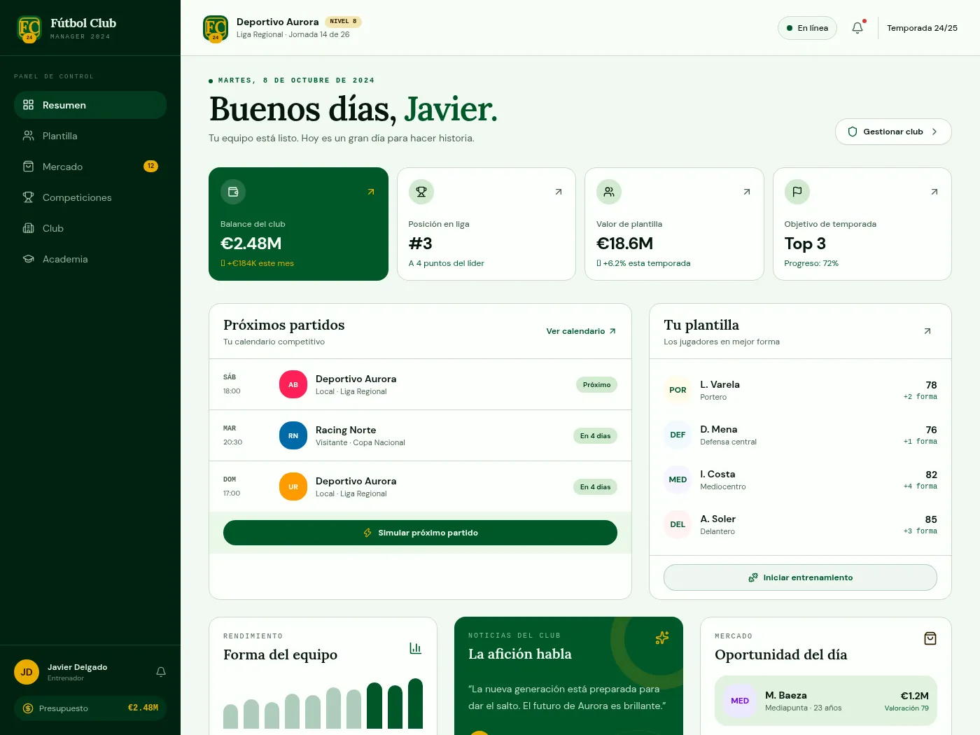 Fútbol Club Manager