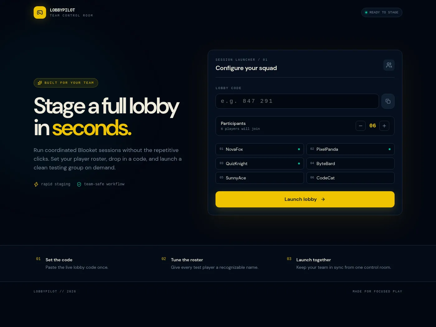 Blooket Lobby Automator
