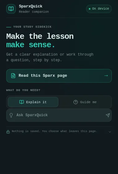 SparxQuick Answers