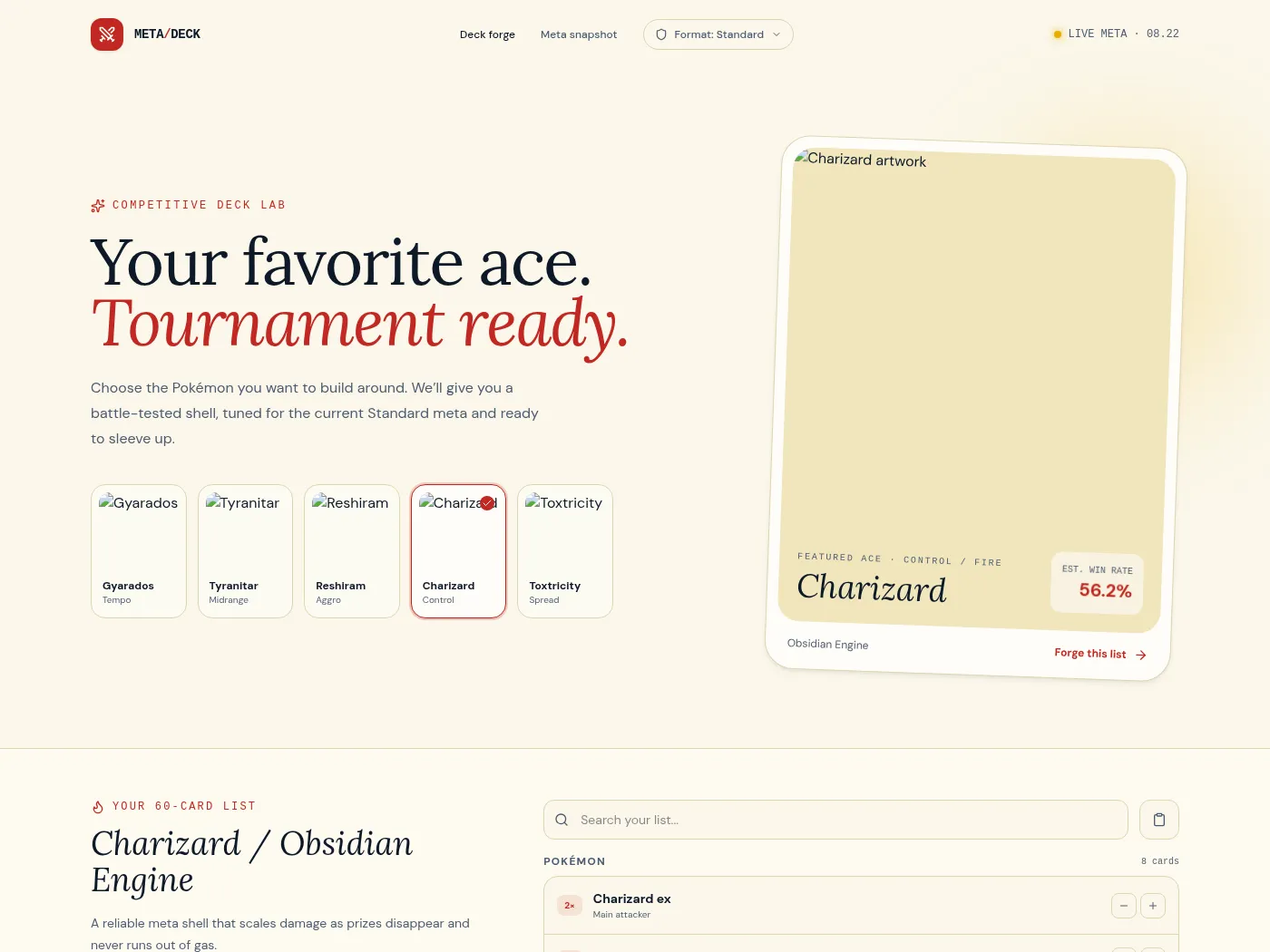 Meta Deck Builder