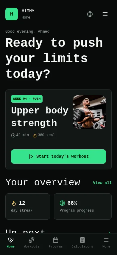 Himma Fitness App