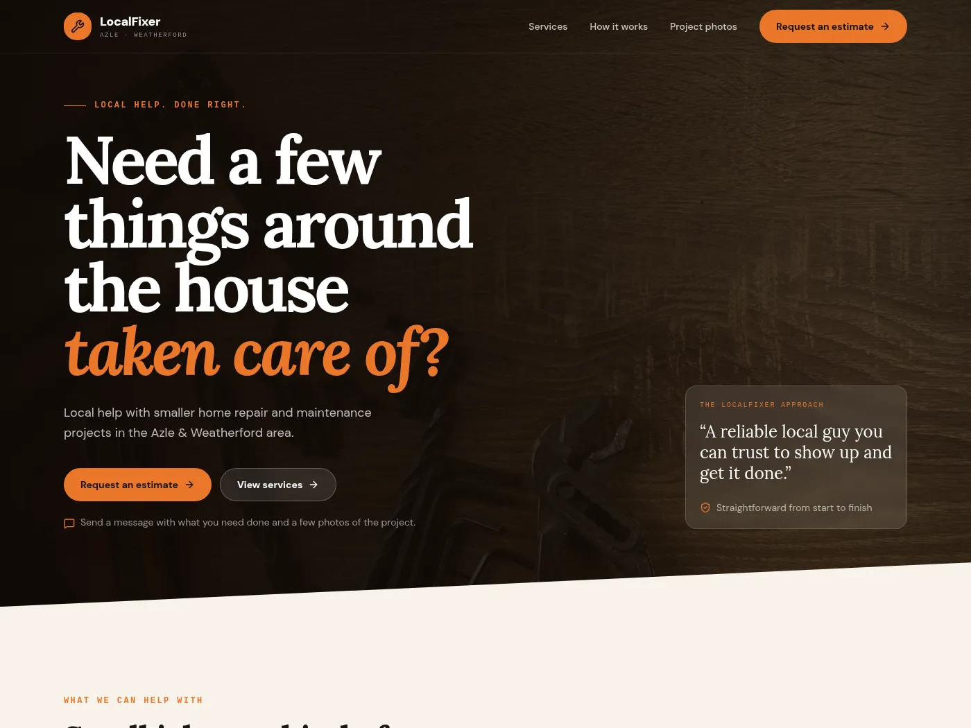LocalFixer Website
