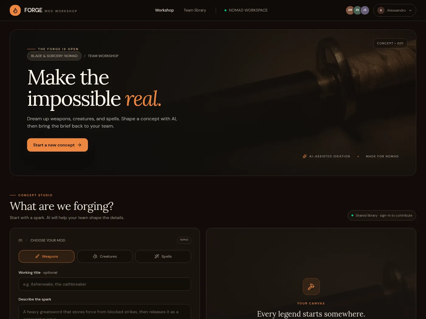 AI Mod Hub for Blade & Sorcery