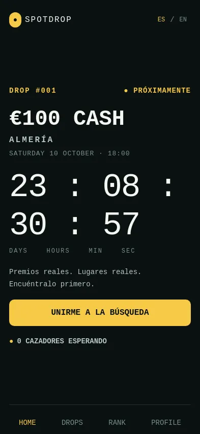 SpotDrop Real-World Hunt