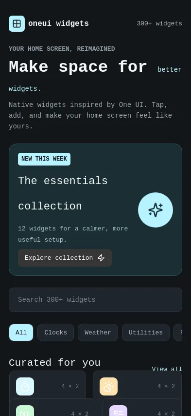 OneUI Widget Pack