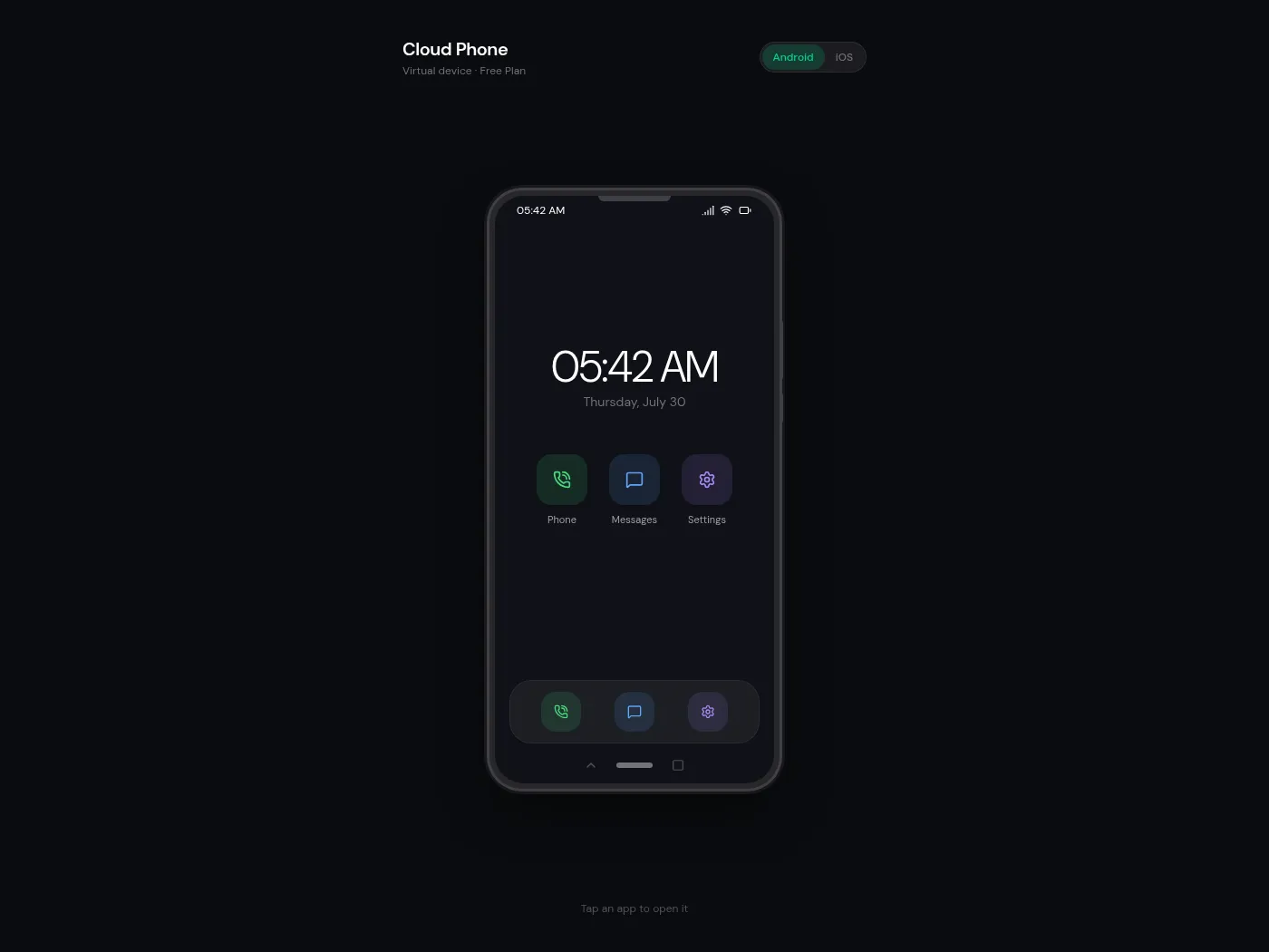 Cloud Phone Experience