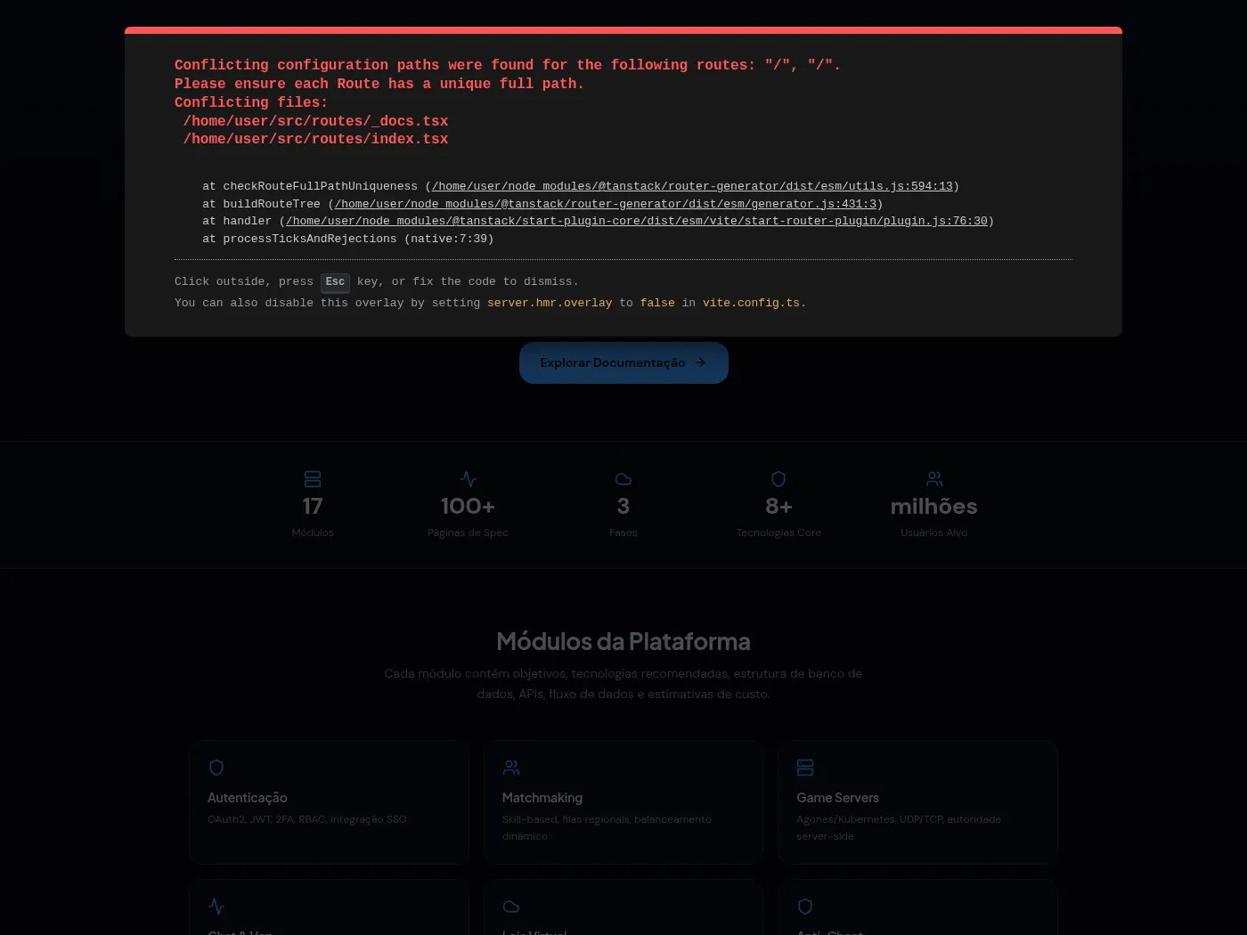 MetaGame Platform Architect