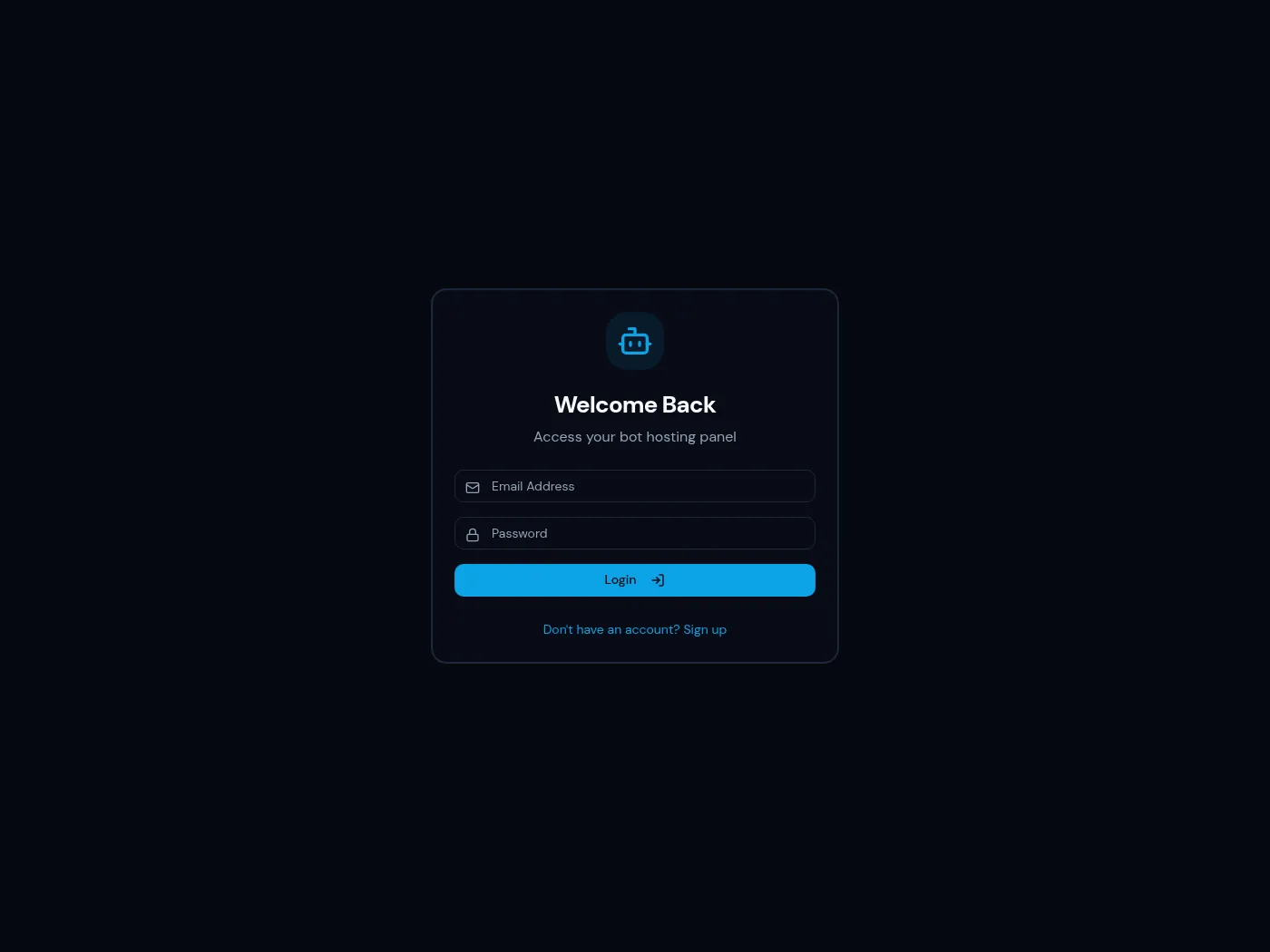 Bot Hosting Panel