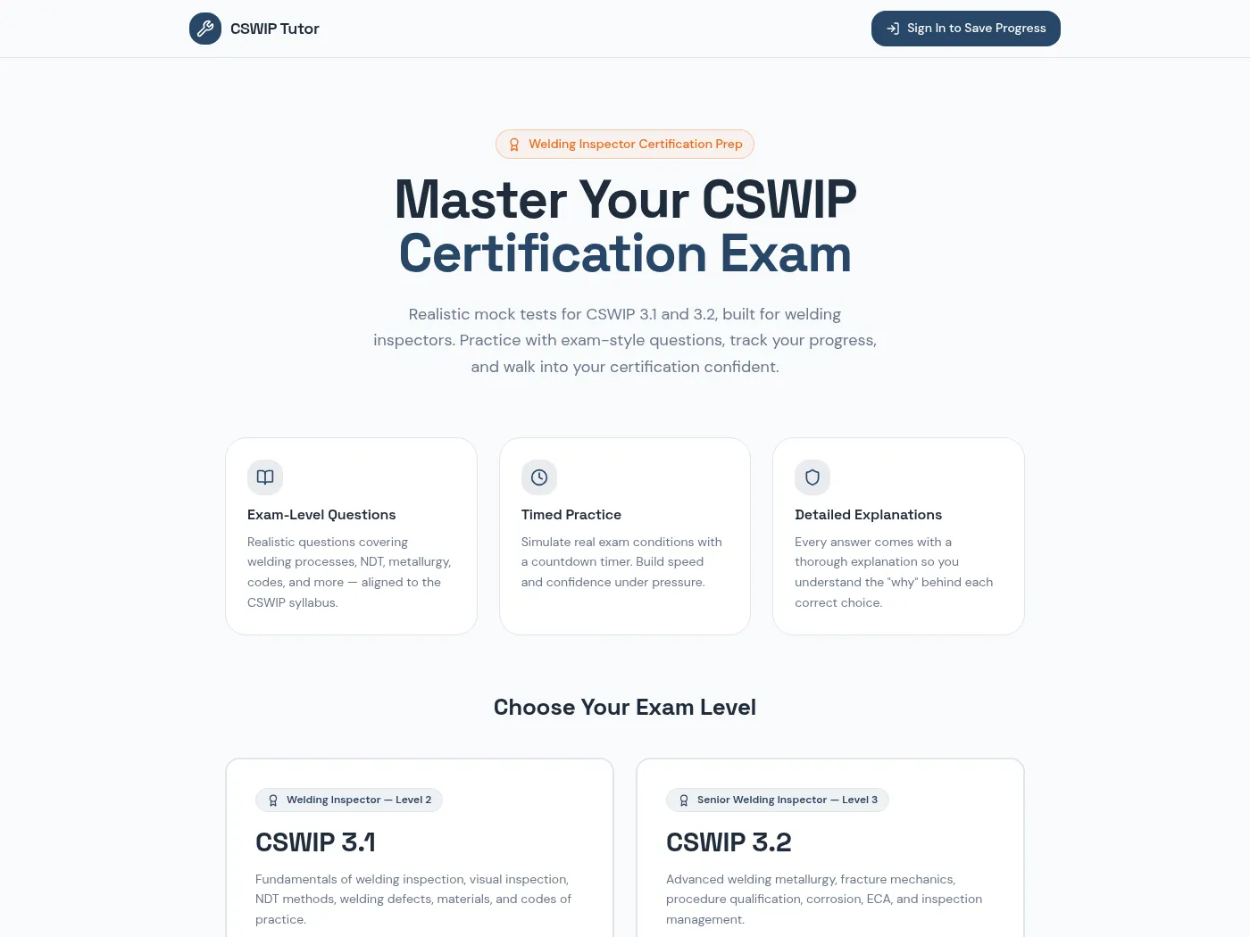 CSWIP Tutor & Mock Practice