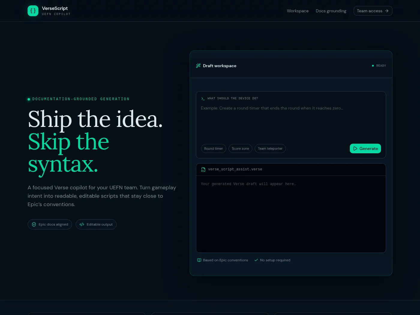 VerseScript AI Assistant