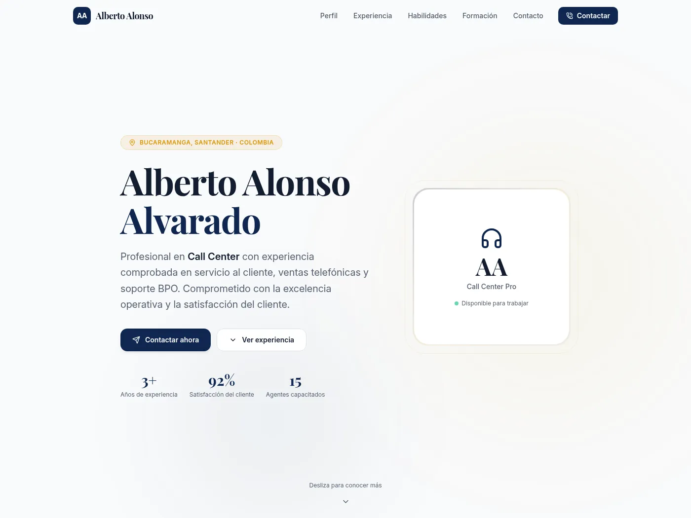 Call Center Pro CV