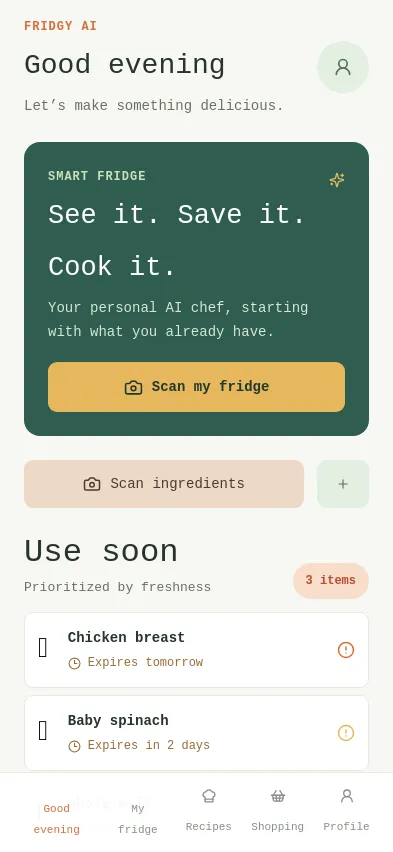 Fridgy AI