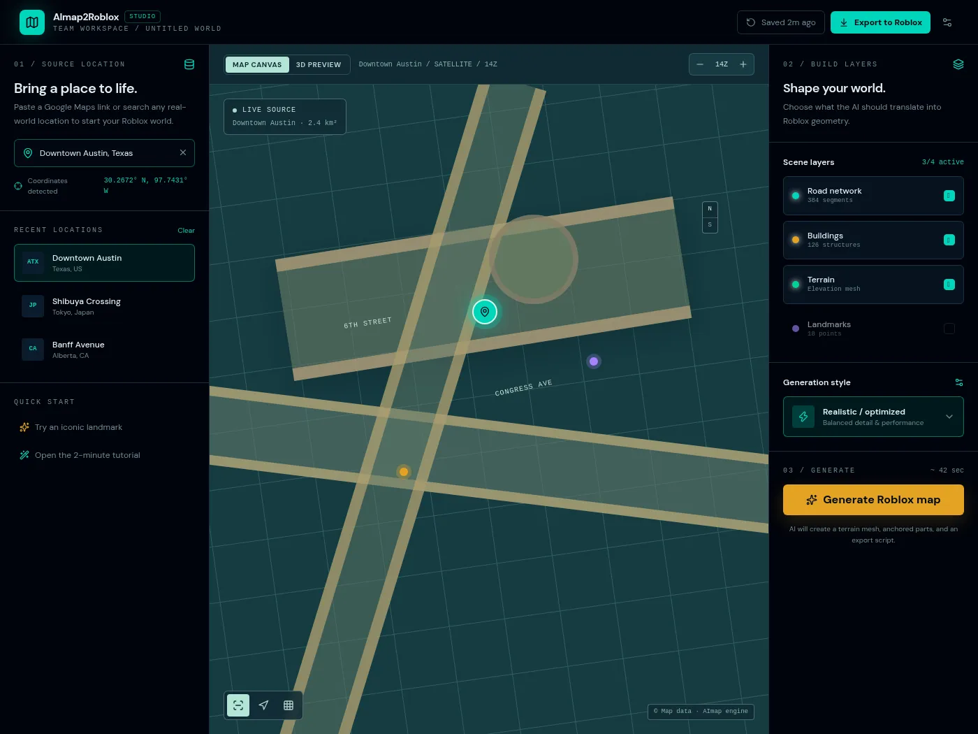 AImap2Roblox Studio