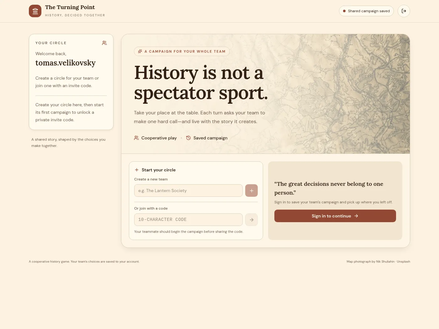 Epic History Game