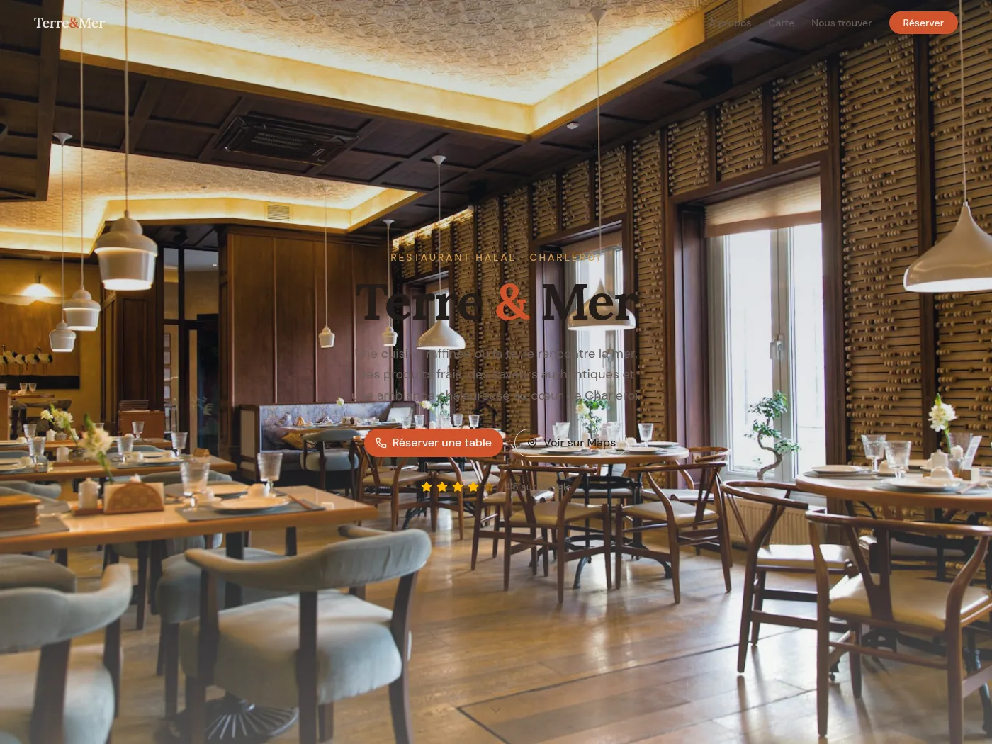 Terre et Mer Restaurant Site