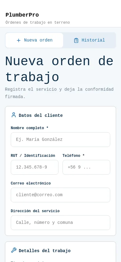 PlumberPro Mobile Suite