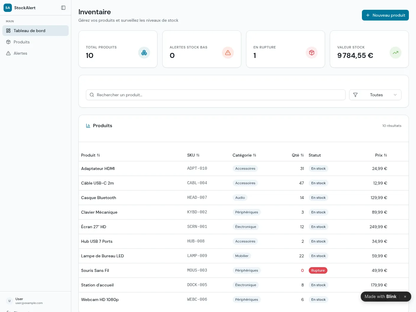 StockAlert Manager