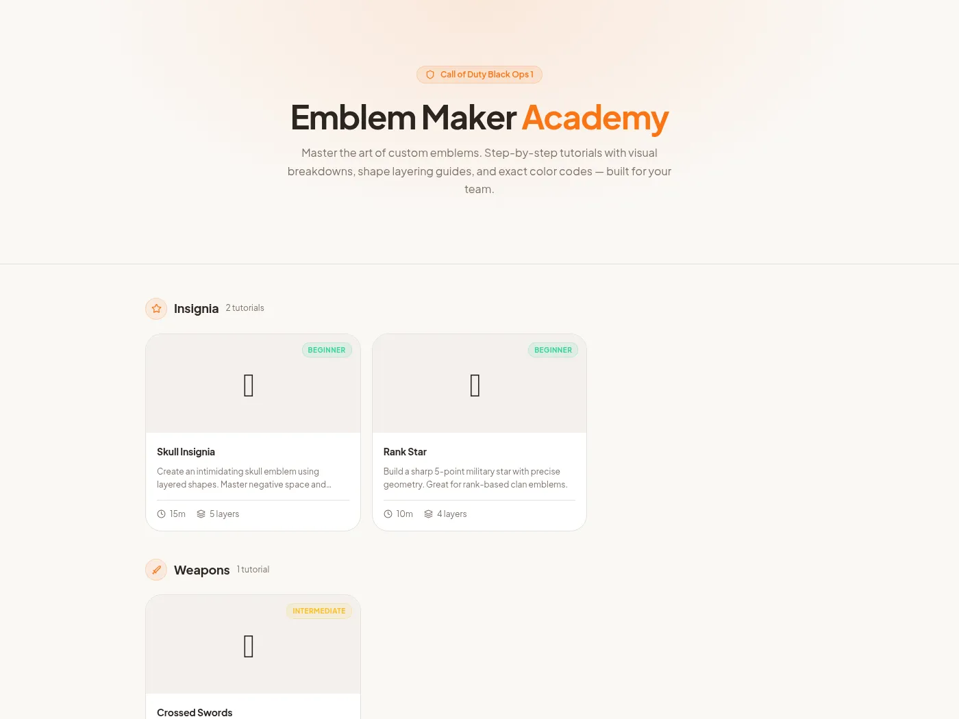 Emblem Maker Academy