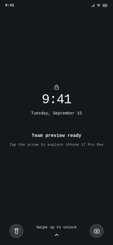 iPhone 17 Pro Simulator