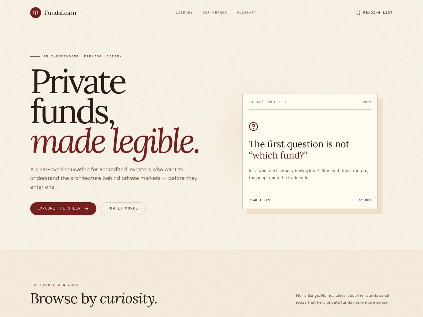 FundsLearn Library
